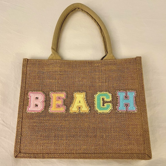 Bags | Nwt Adorable Handmade Beach Tote | Poshmark